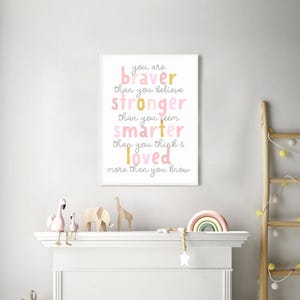 Winnie the Pooh Quote, You Are Braver Than You Believe Stronger Than ...