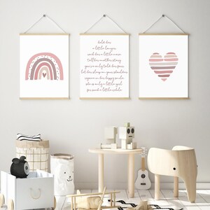 Hold Her a Little Longer, Nursery Wall Art Baby Girl Boho Nursery Decor ...