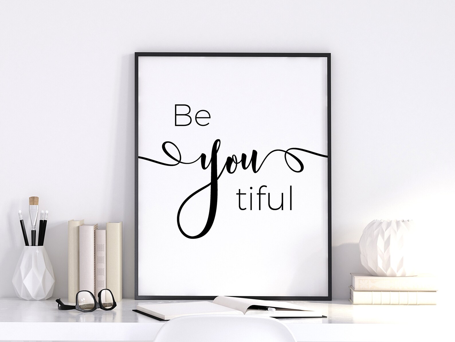 Beyoutiful Print Girl Nursery Decor Girl Bedroom Above Bed | Etsy