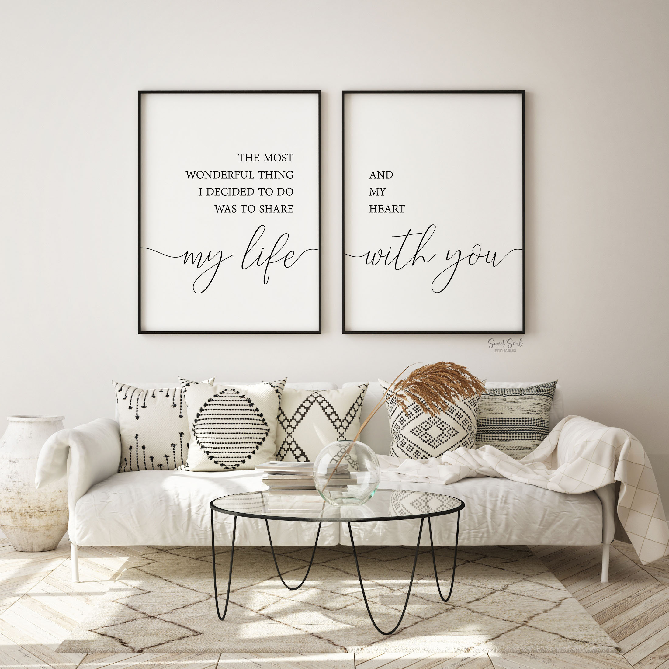 Bedroom Wall Decor Over the Bed Signs Couple Bedroom Prints - Etsy