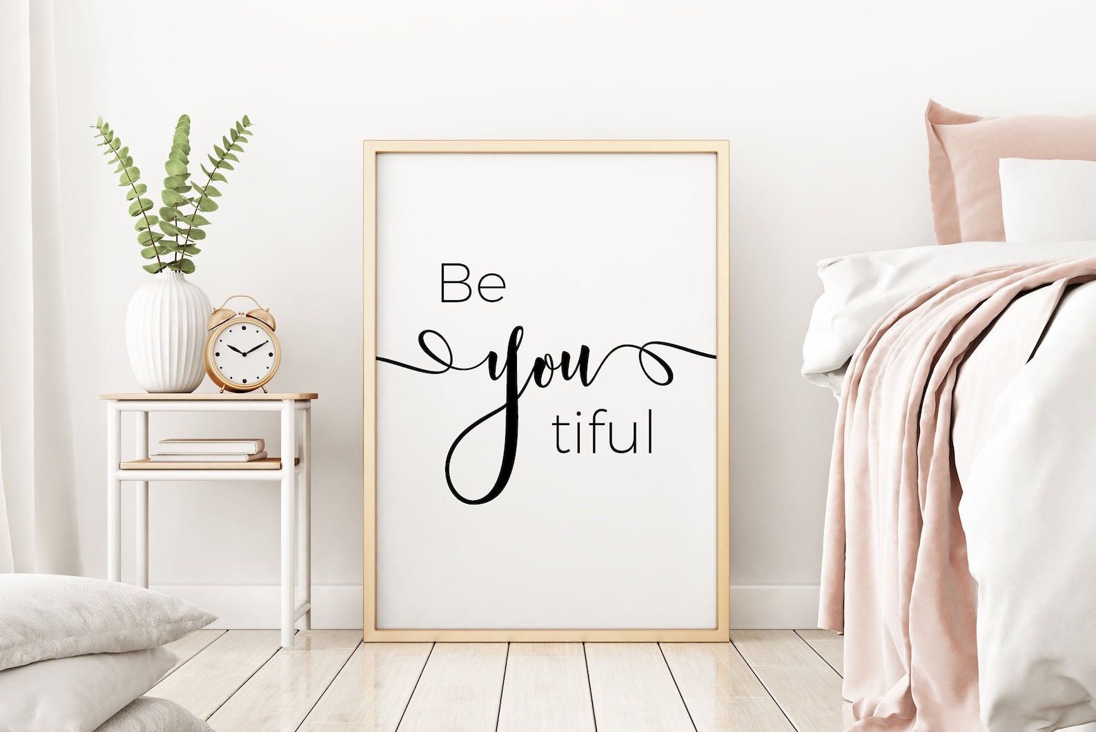 Beyoutiful Print Girl Nursery Decor Girl Bedroom Above Bed | Etsy