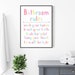Bathroom Rules Print, Girl Bathroom Prints, Bathroom Wall Art Pink ...