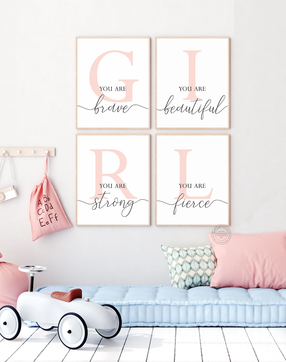Girl Bedroom Prints Teenage Girl Wall Art Nursery Quotes - Etsy