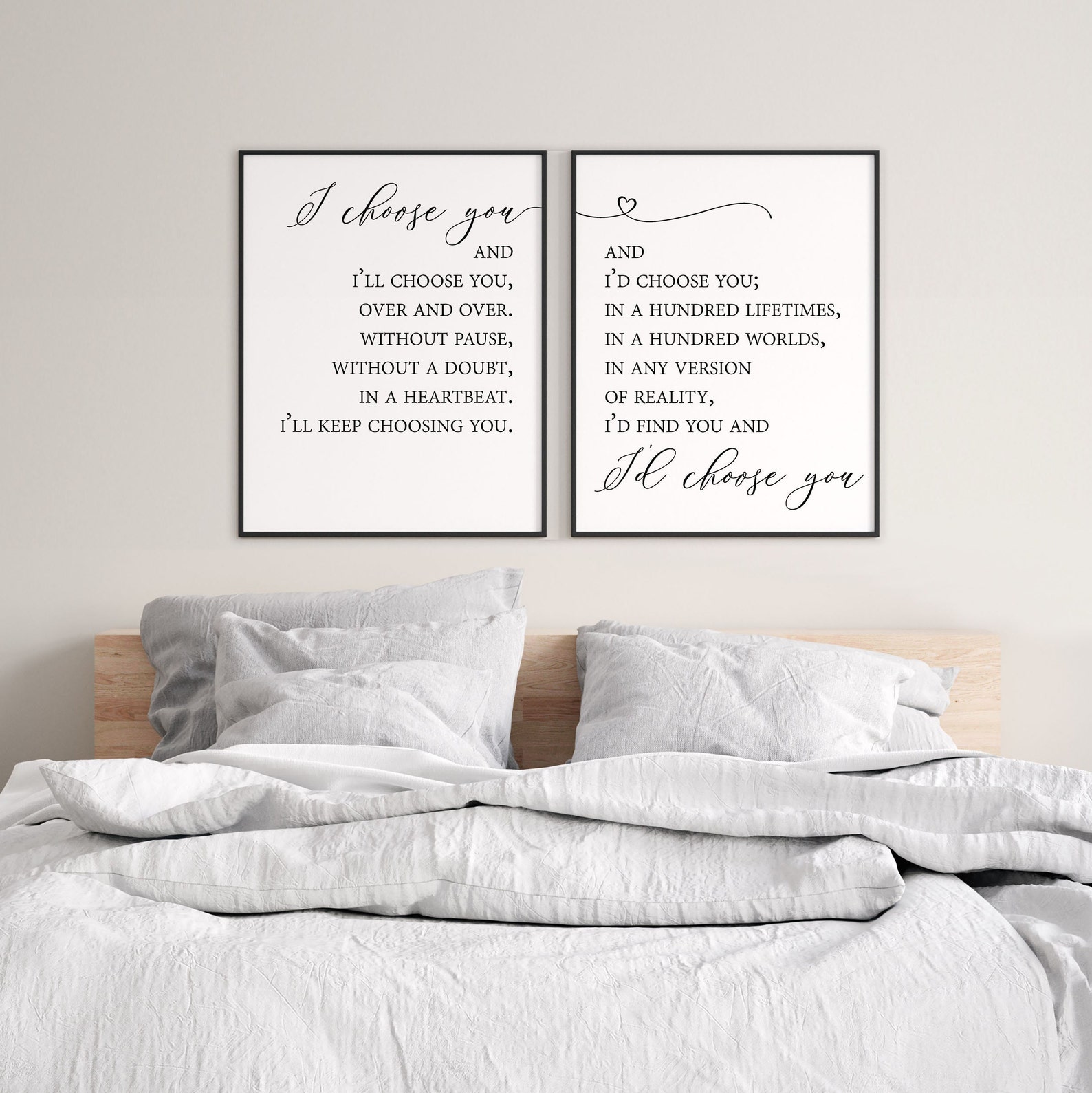 I Choose You Print I Choose You and I'll Choose You | Etsy