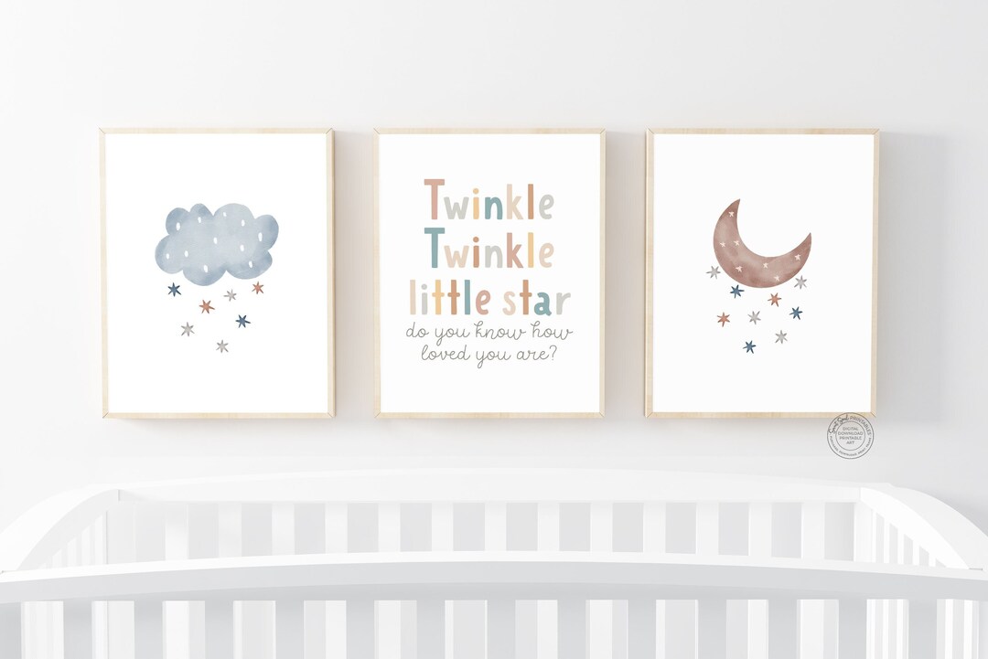Twinkle Twinkle Little Star Do You Know How Loved You Are, Nursery ...