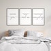 Couple Bedroom Prints Over Bed Wall Decor, Bedroom Signs, Master ...
