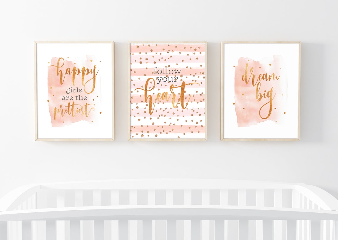 Girl Bedroom Prints Over the Bed Decor Teenage Girl Wall Art | Etsy UK