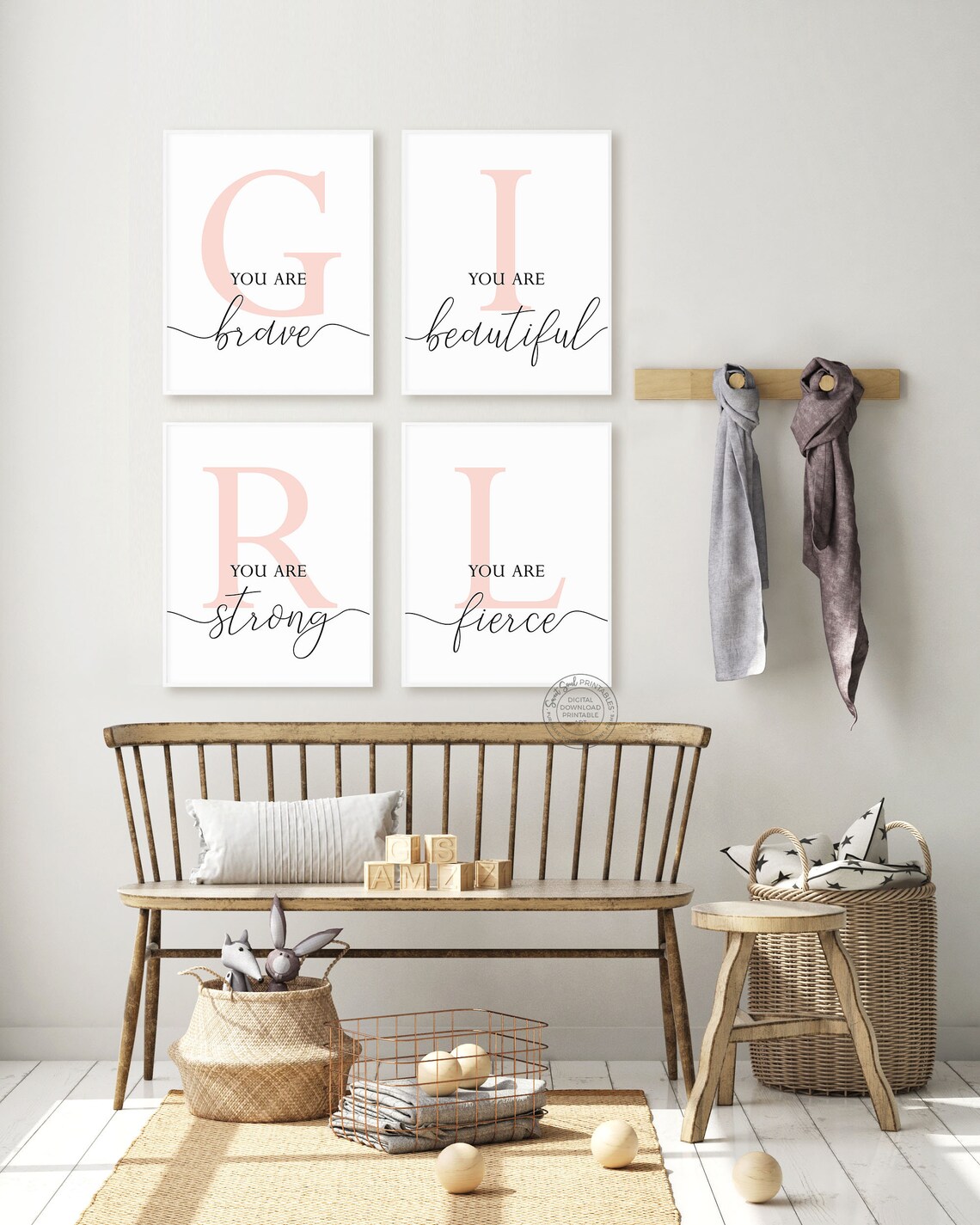 Girl Bedroom Prints Teenage Girl Wall Art Nursery Quotes - Etsy