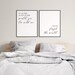 Couple Bedroom Prints Over Bed Wall Decor, Bedroom Signs, Master ...