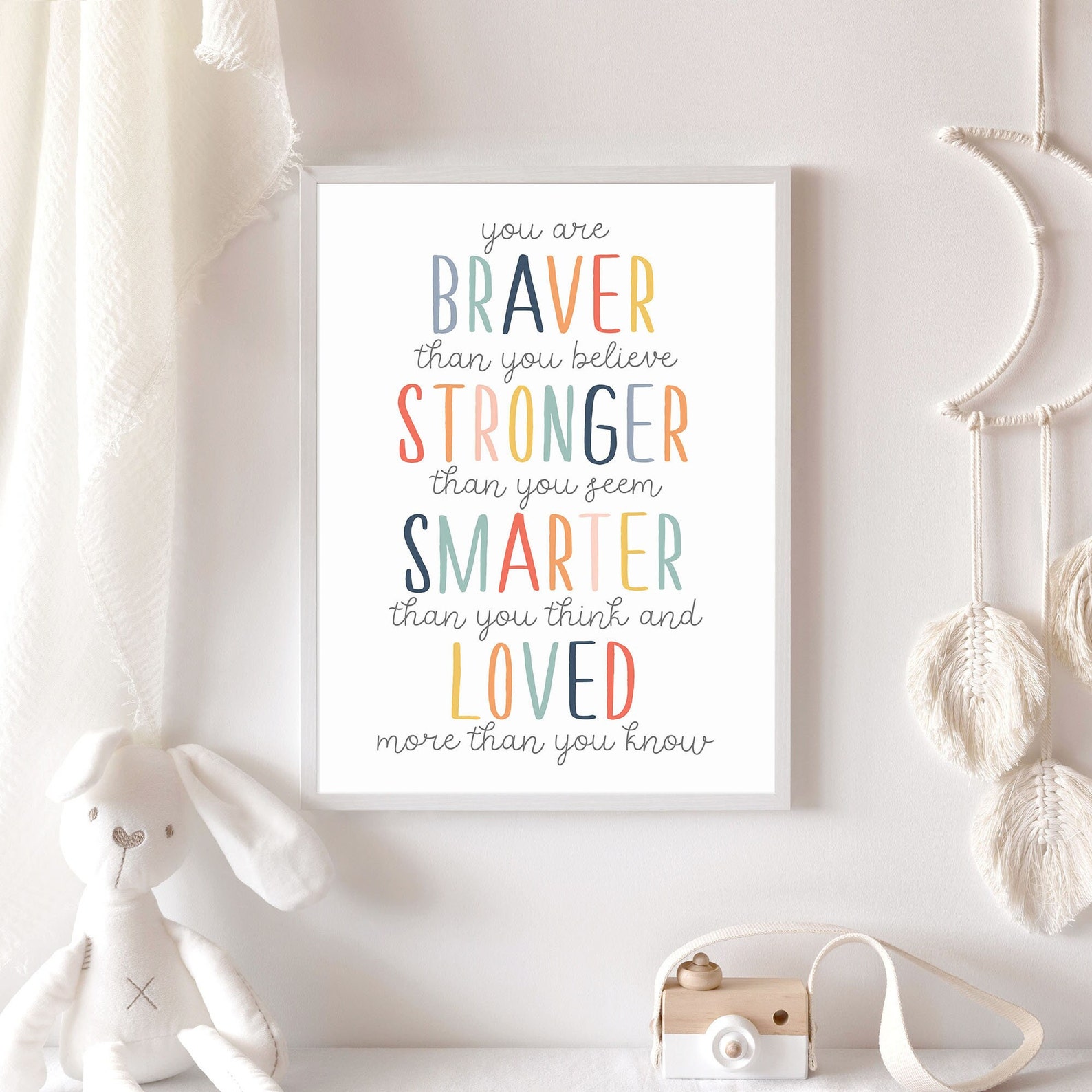 You Are Braver Than You Believe, Winnie the Pooh Quote Nursery Prints ...
