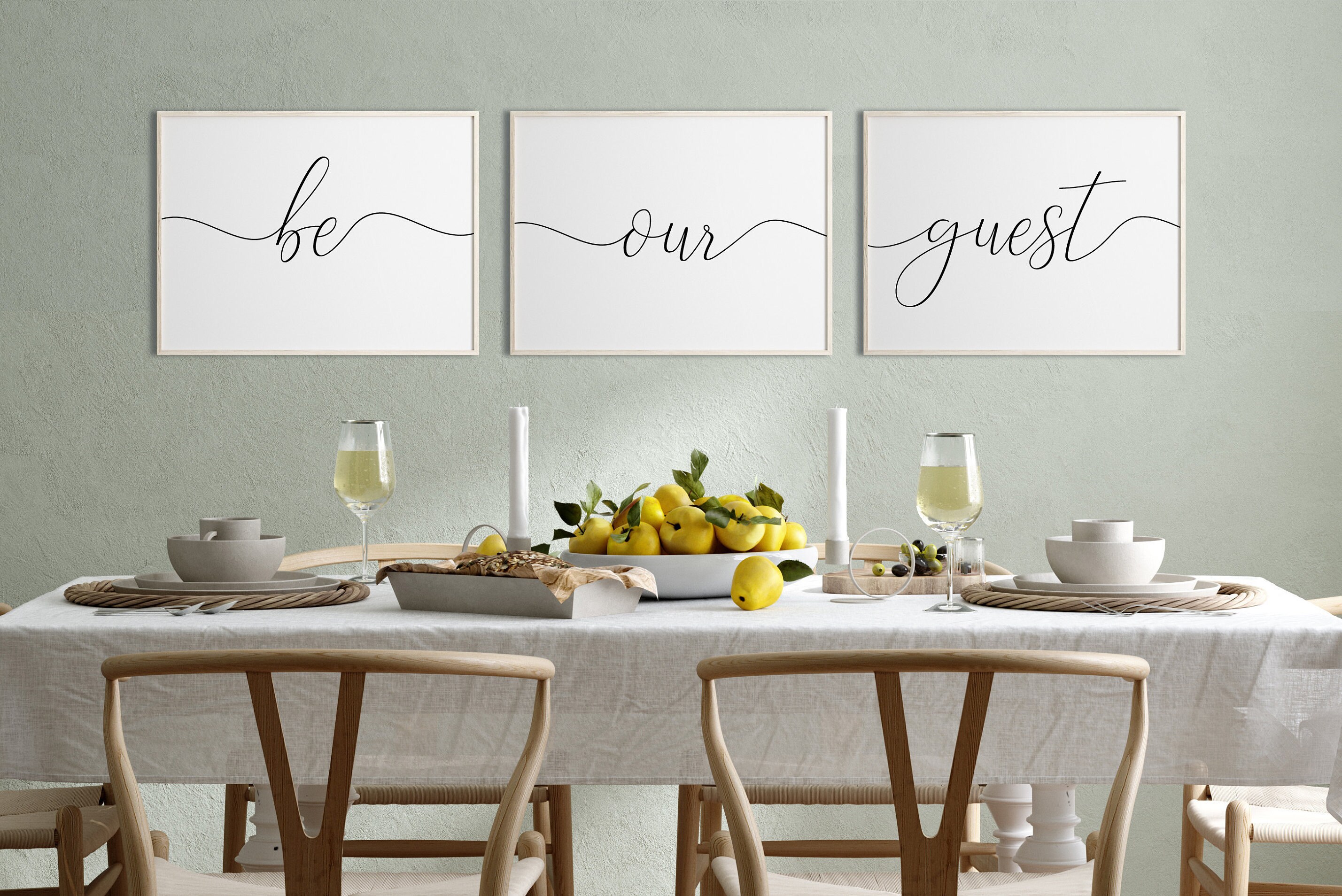 Be Our Guest Print Digital Download Guest Bedroom Decor - Etsy