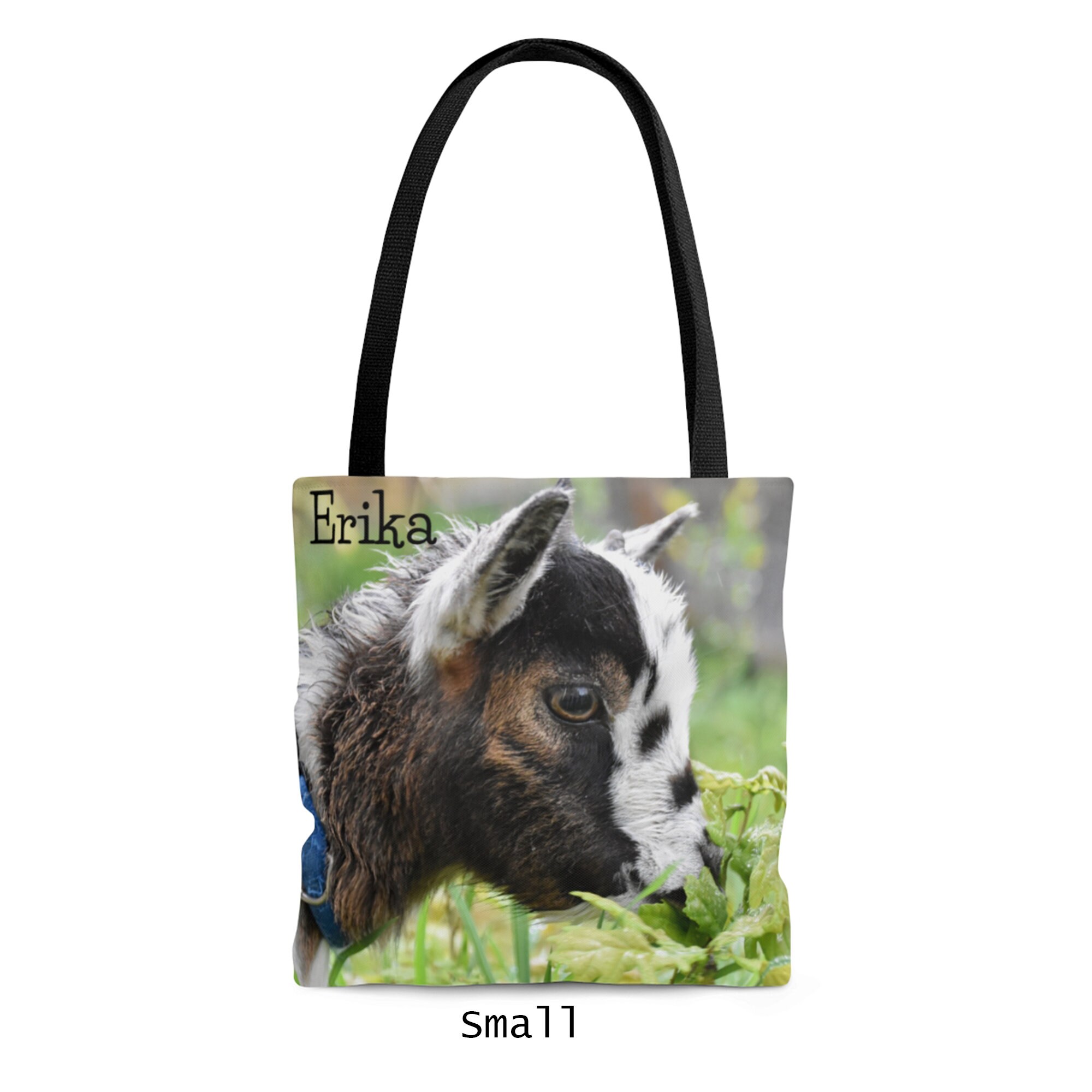 Personalized Goat Tote Bag, Goat Diaper Bag, Goat Travel Bag, Goat ...
