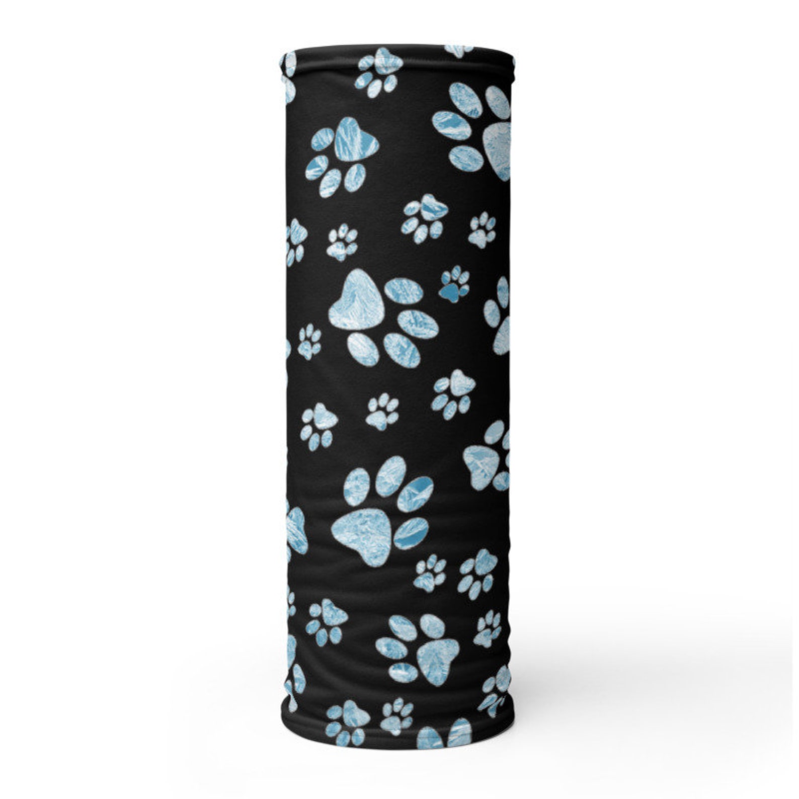 Blue Black Paw Print Face Mask / Face Mask / Face Mask Cover / - Etsy