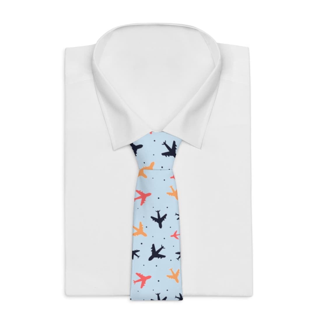Plane Necktie, Airplane Tie, Plane Tie, Airplane Tie, Pilot Gifts for ...