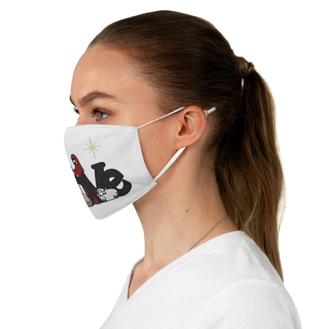 Nativity Face Mask, Christmas Face Mask, Reusable Face Mask, Face Mask ...