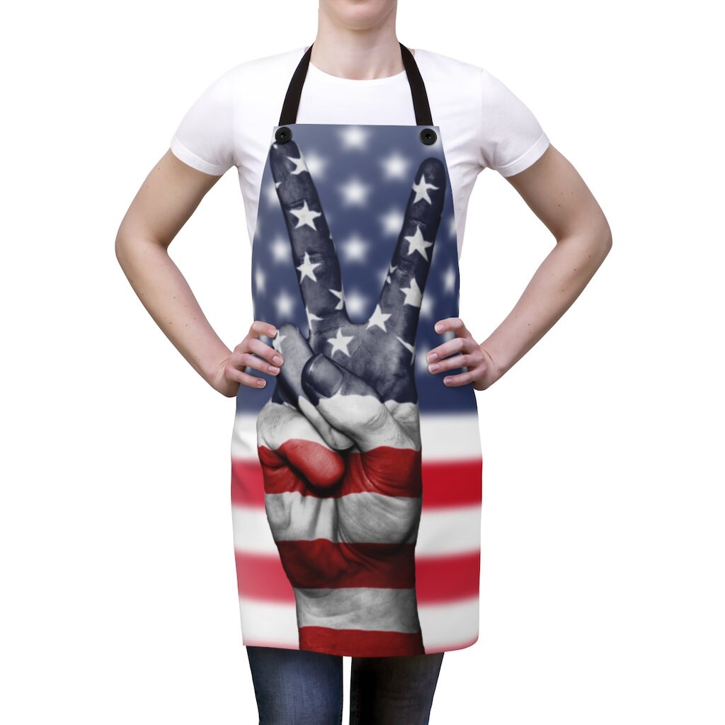 American Flag Apron, USA Apron, Apron for Men, Patriotic Apron, Patriot ...