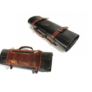 Tailor-made Heavy-duty Leather Knife Roll Bags of the CIA - Etsy