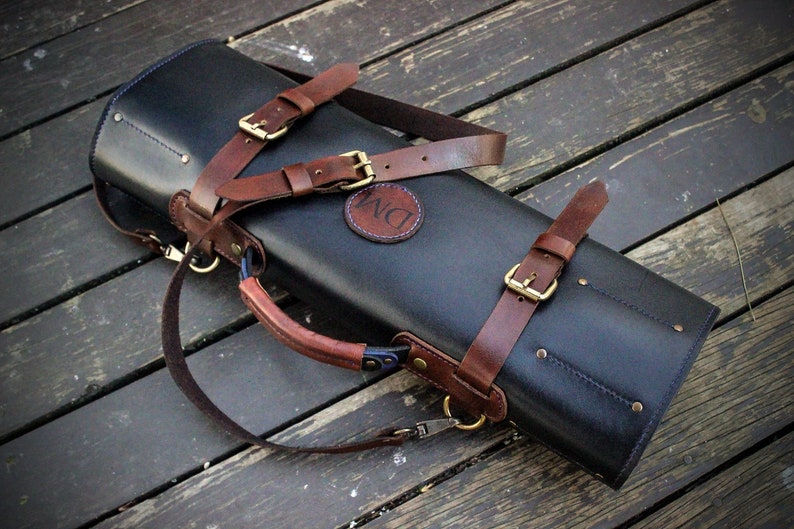 Tailor-made Heavy-duty Leather Knife Roll Bags of the CIA - Etsy