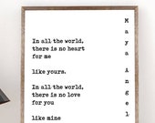 Maya Angelou Print Quote Romantic Wall Print Literary Poster - Etsy