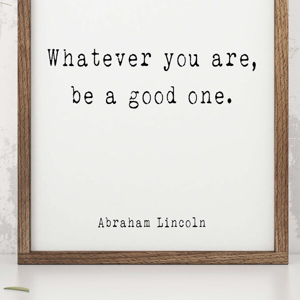 Lincoln Quote - Etsy