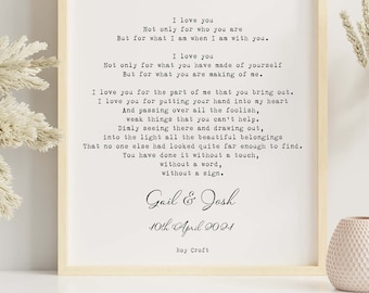 Roy Croft Poem Love - Etsy