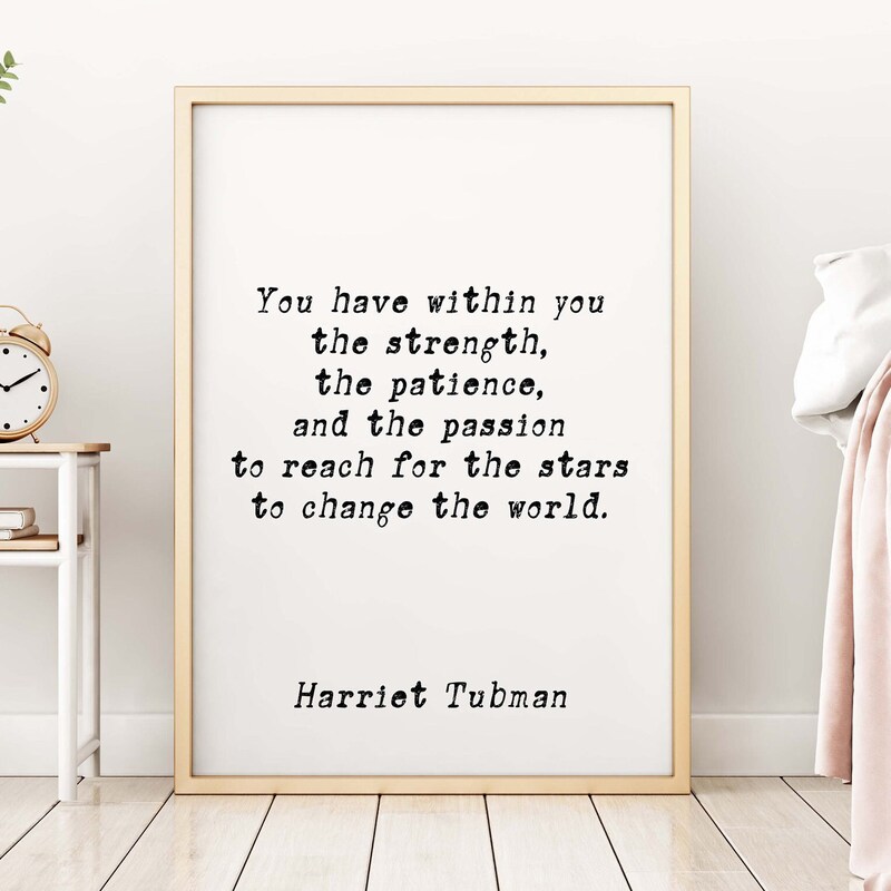 Harriet Tubman Quote - Etsy
