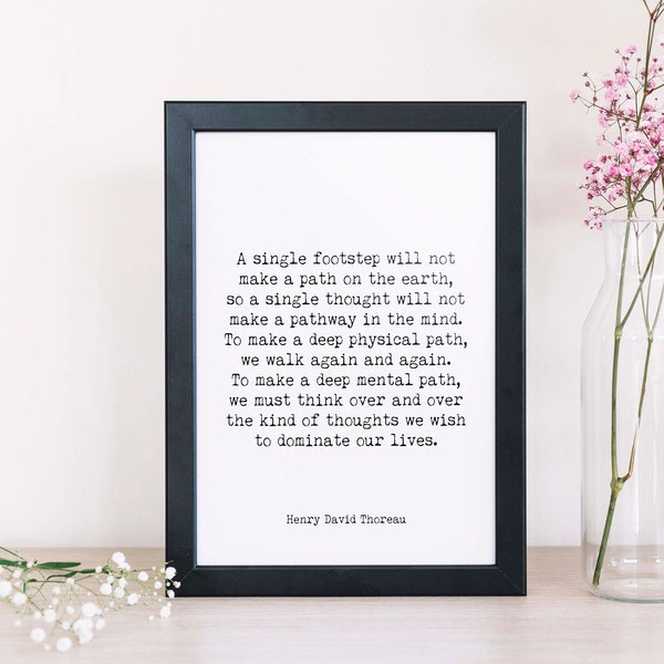 Henry David Thoreau - Etsy