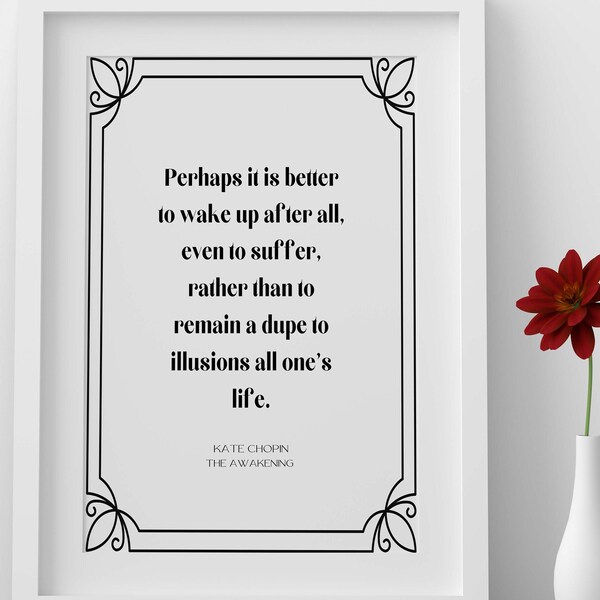 Kate Chopin Quote - Etsy