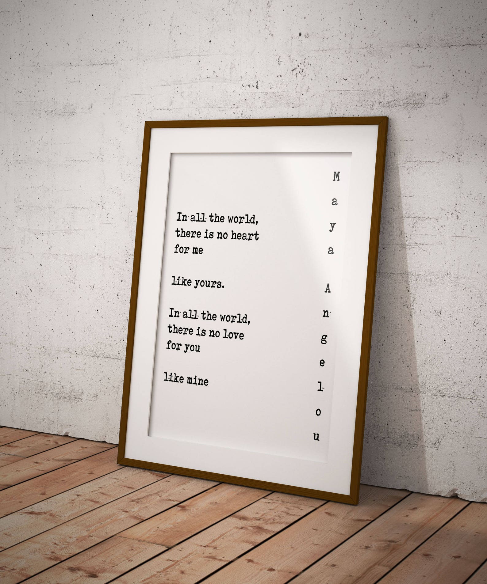 Maya Angelou Print Quote Romantic Wall Print Literary Poster - Etsy