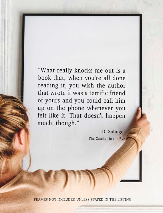 Jd Salinger Quotes On Writing