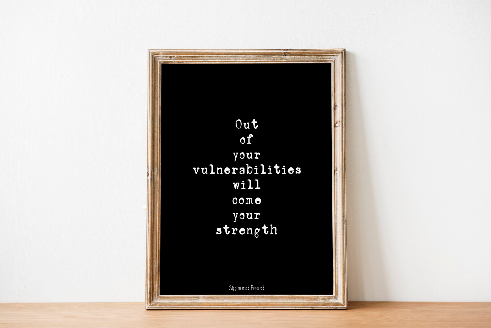 Motivation Print With Sigmund Freud Quote, Inspirational Poster, Freud ...