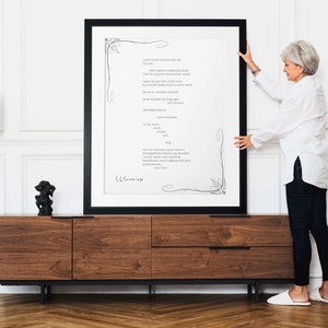 E.E. Cummings Poetry Print I Have Found What You Are Like Literary ...