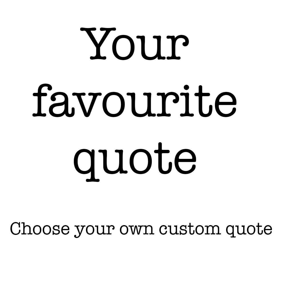 Quote Custom Poster Custom Quote Print Quote Custom Art | Etsy