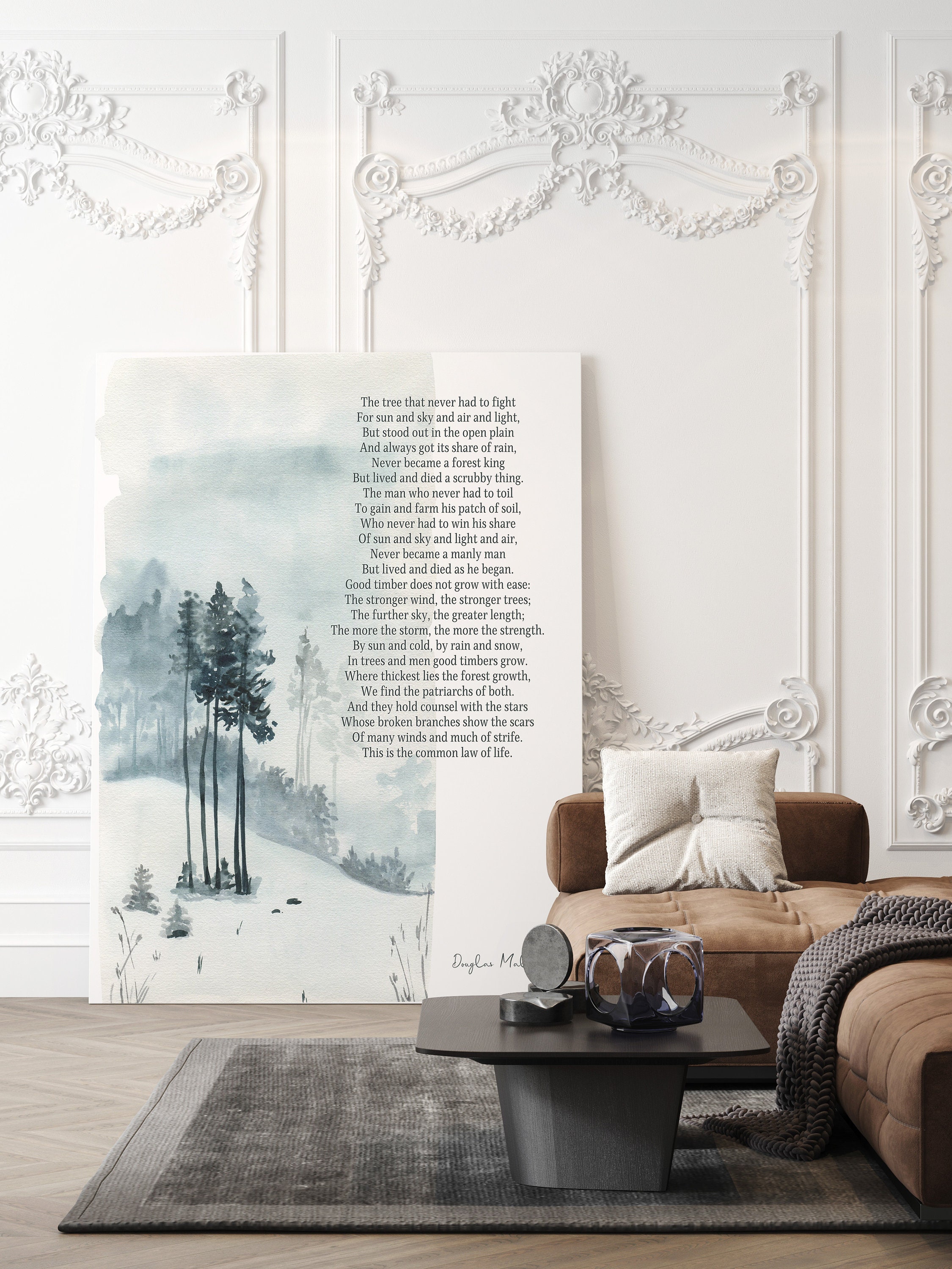 Good Timber Art Print Thomas S Monson Mormon Quote Douglas - Etsy