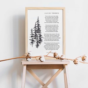 Good Timber Poem Lds Gift, Thomas S Monson Mormon Quote, Douglas ...