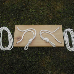 Tree Swing Cedar With Nylon Rope - Etsy