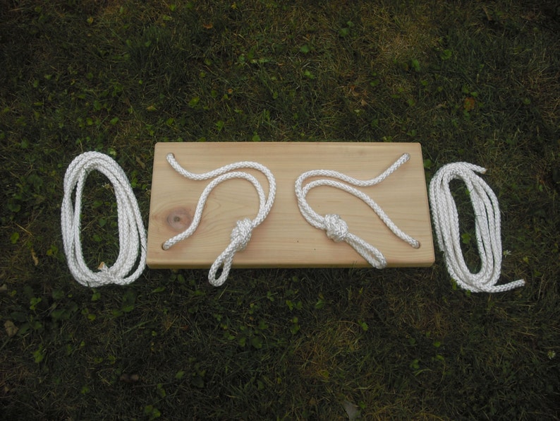 Tree Swing Cedar With Nylon Rope - Etsy