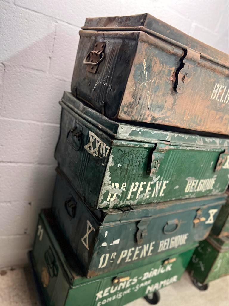 Vintage Industrial Chest / Suitcase / Valise - Etsy