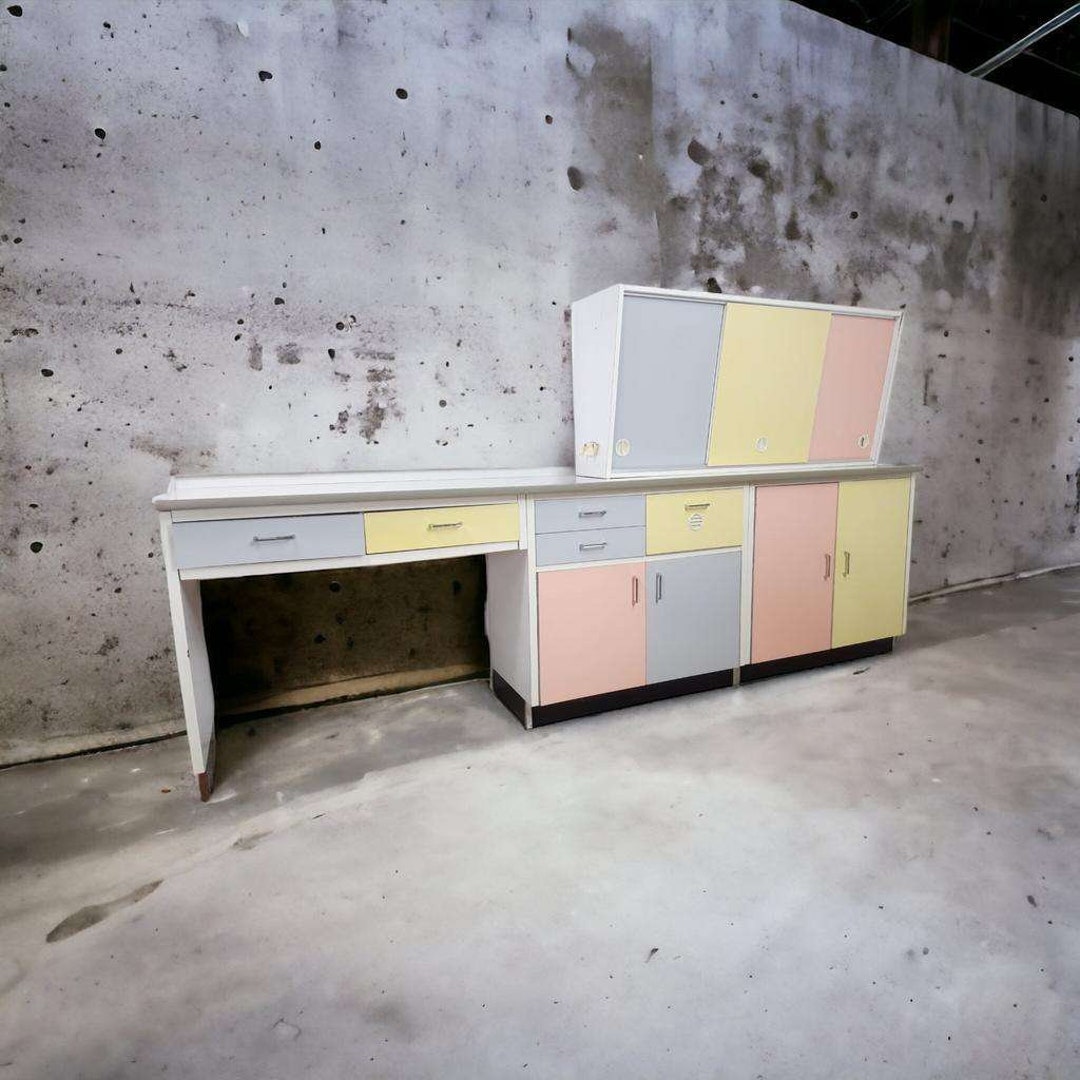 Vintage Pastel Formica Kitchen - Etsy Australia