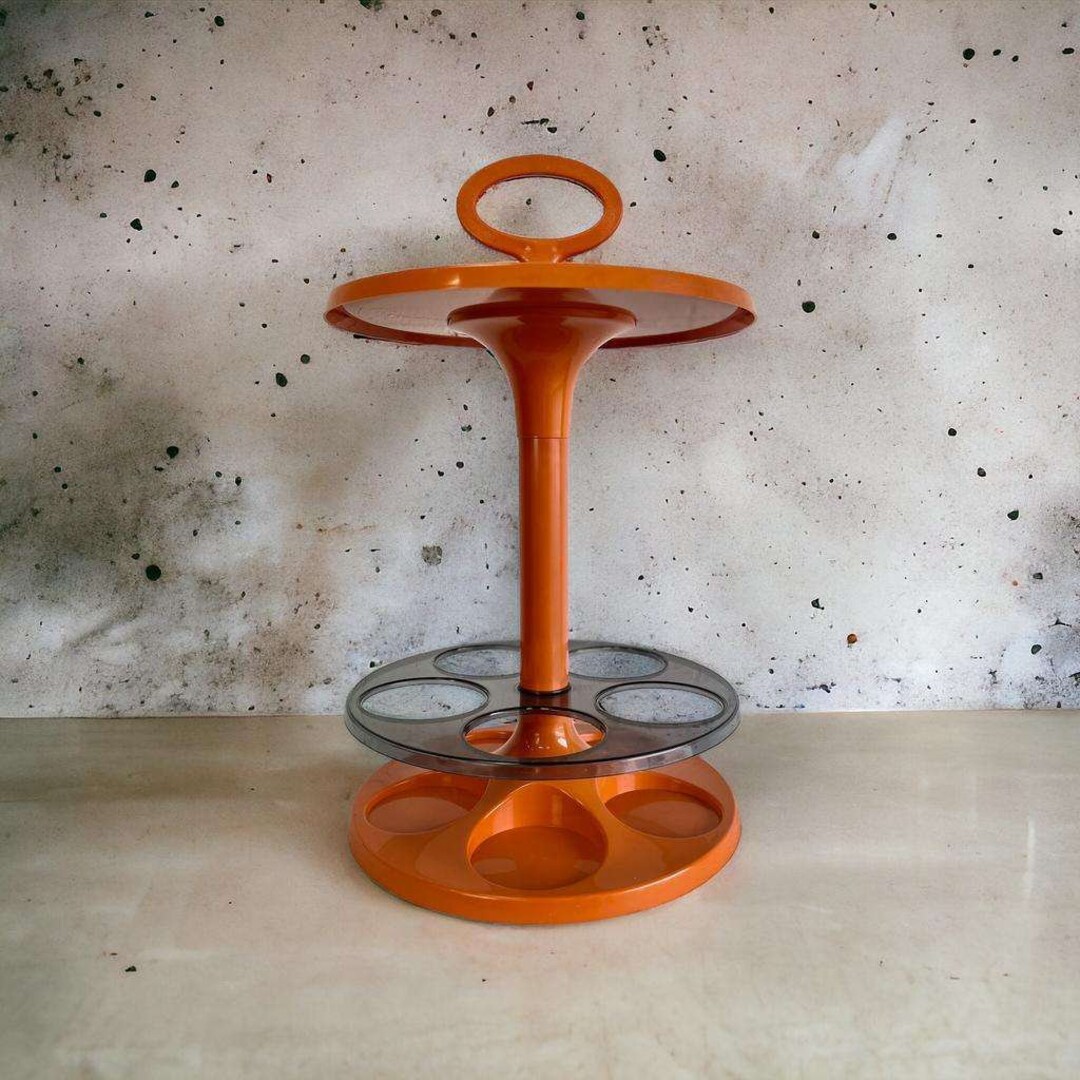 Vintage Space Age Side Table / Bar Table Flair - Etsy