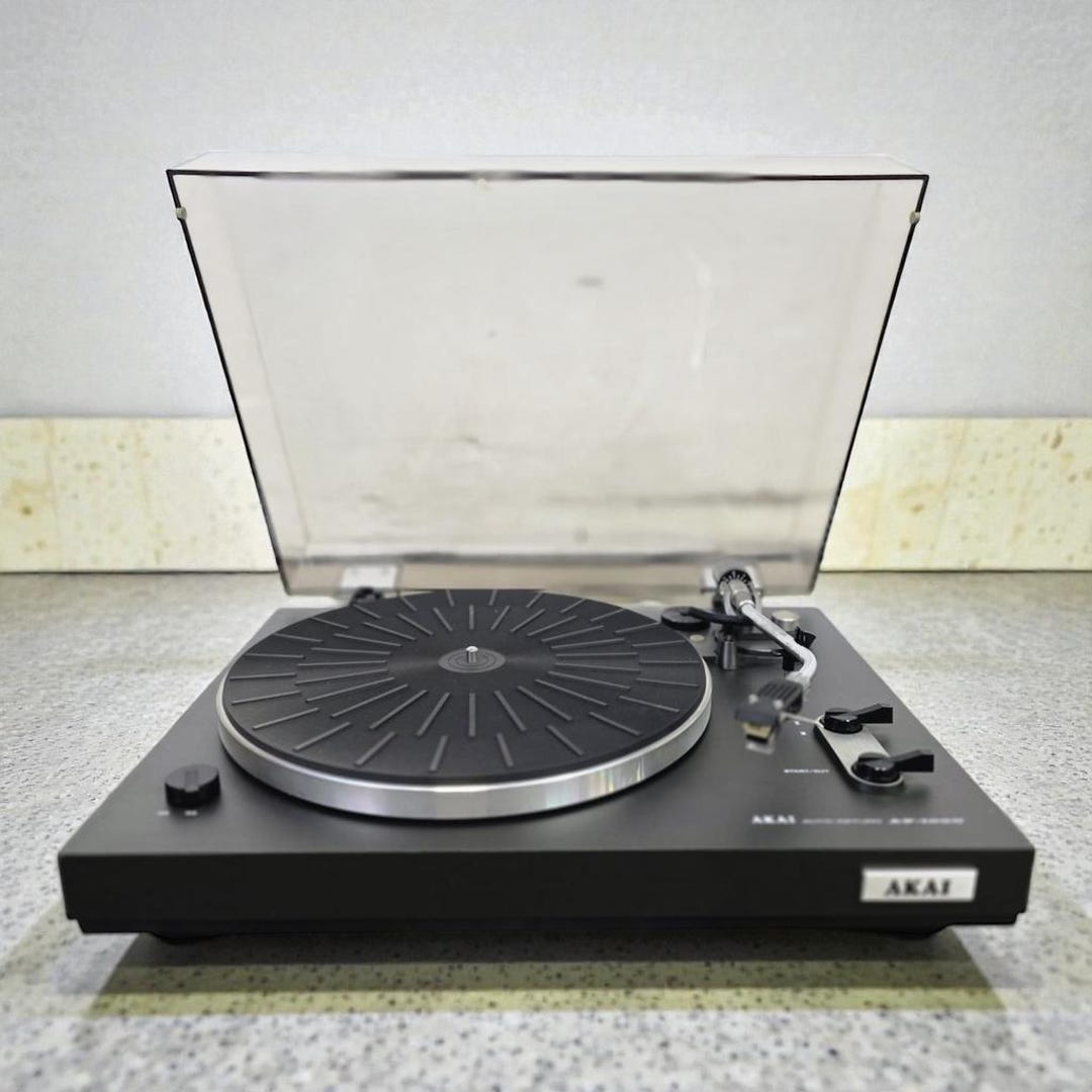 Vintage Record Player / Turntable AKAI AP-100C - Etsy
