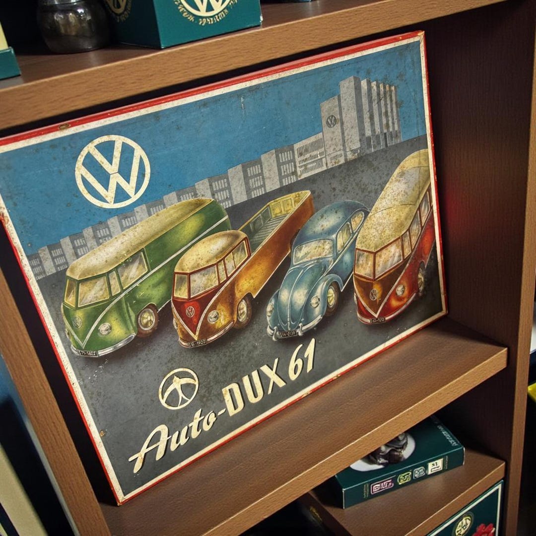 Vintage Volkswagen Set Auto Dux 61 Wind-up Set - Etsy