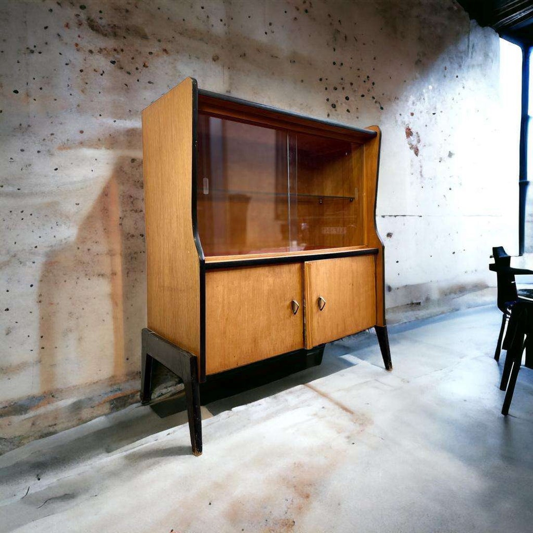 Vintage Small Display Cabinet / Shelf / Bar Cabinet - Etsy