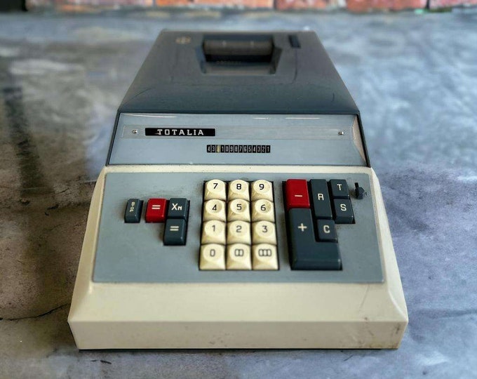 Vintage 1980s Calculator - Technico TP-81, Electronic Printing ...