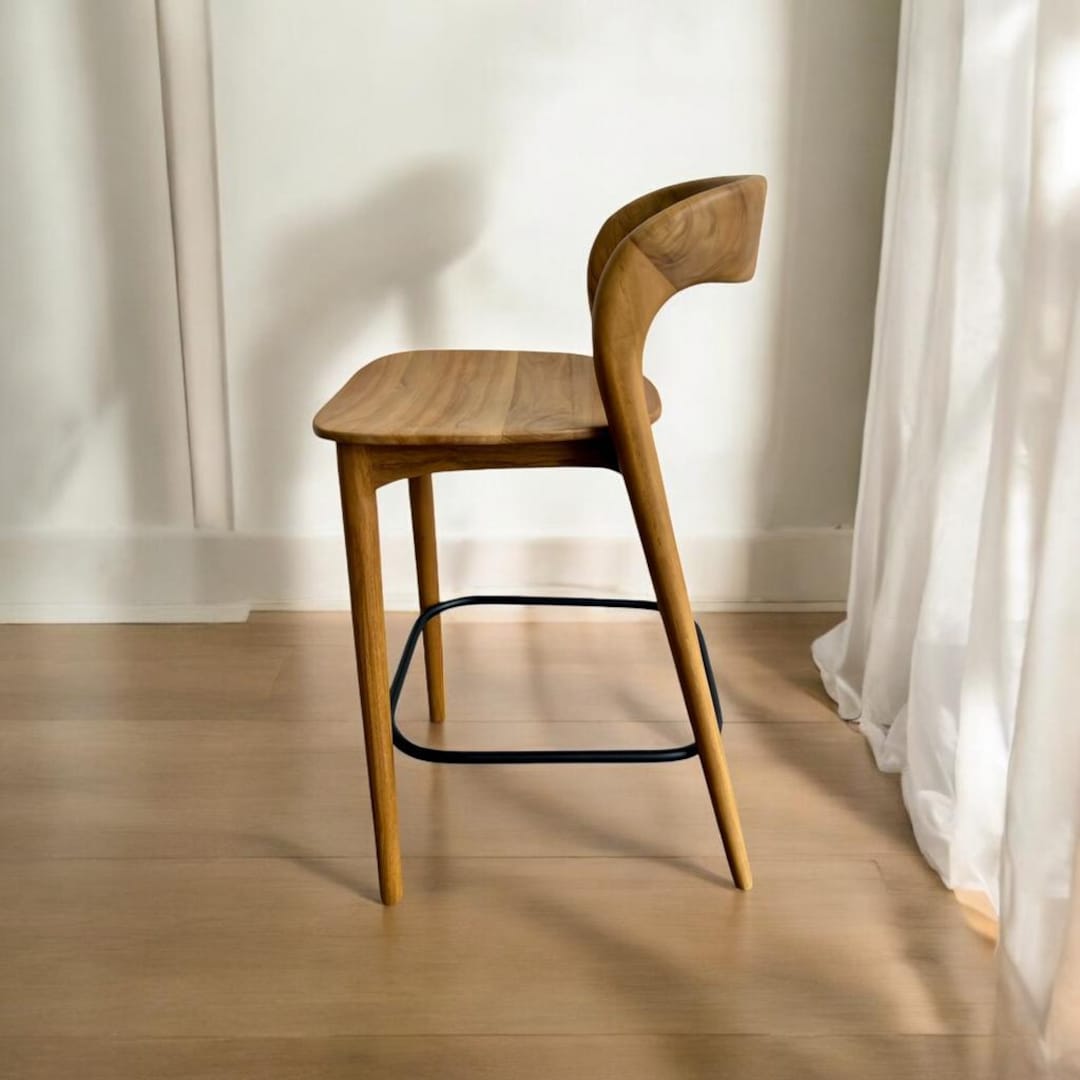 Retro Wooden Scandi Stool / Bar Stool multiple Pieces - Etsy