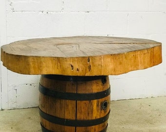 Solid Tree Trunk Table - Etsy