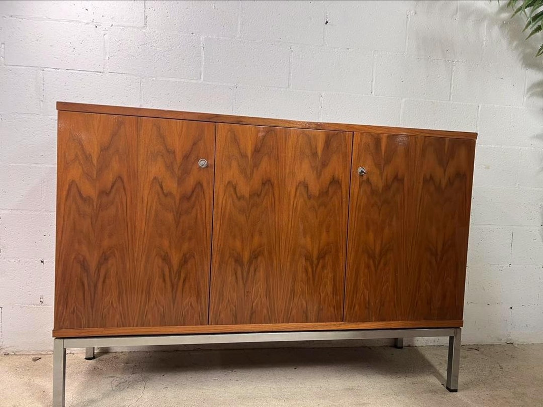 Vintage Half-height Cabinet on Chrome Frame - Etsy