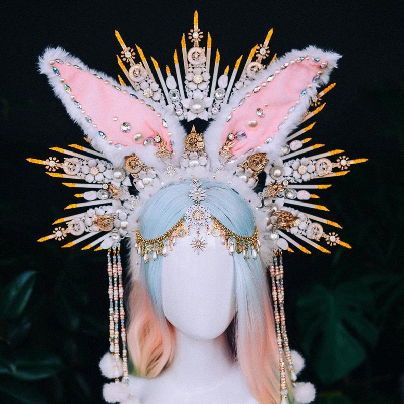 Alice in Wonderland White Rabbit Cosplay Costume - Etsy