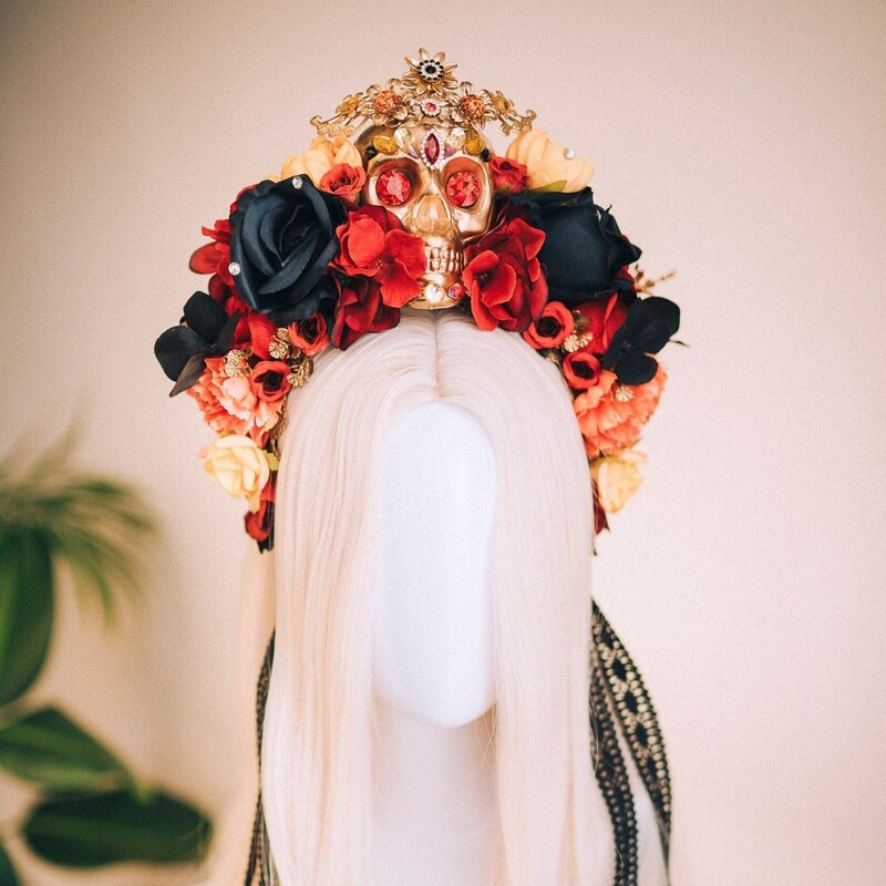 Skull Headpiece - Etsy