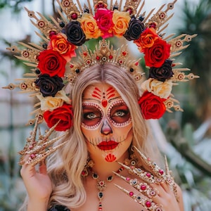 La Catrina Finger Claws, Gold Filigree Rings, Statement Nail Jewelry ...